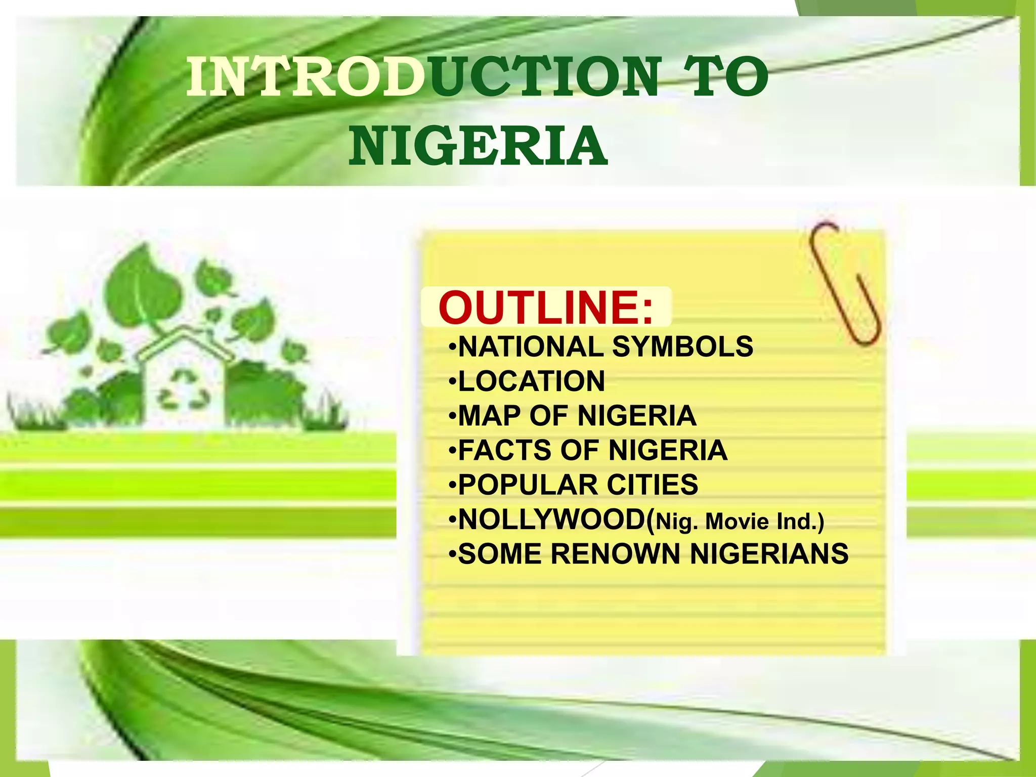 Introducing Nigeria to the Chinese Audience. okoye david ikechukwu | PPT
