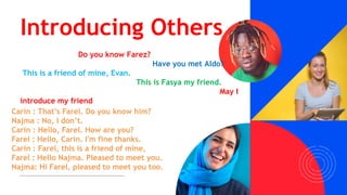Introduce your self and others. | PPT