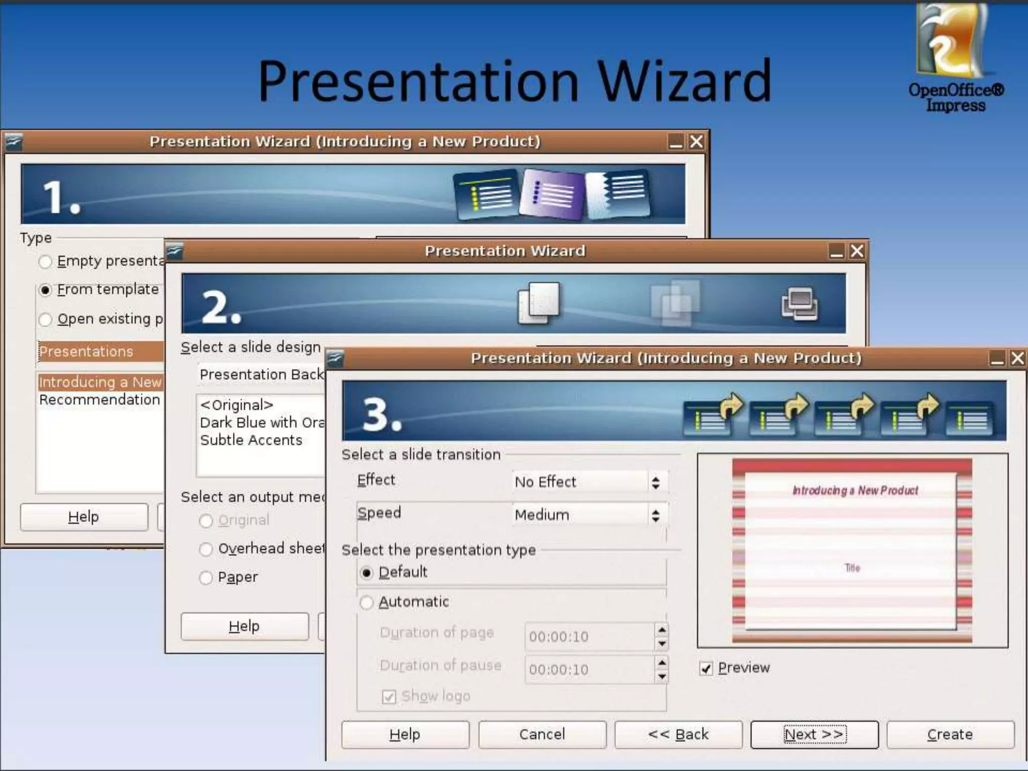 Introducing Open Office Impress Window | PPTX | Operating Systems | Computer Software and ...