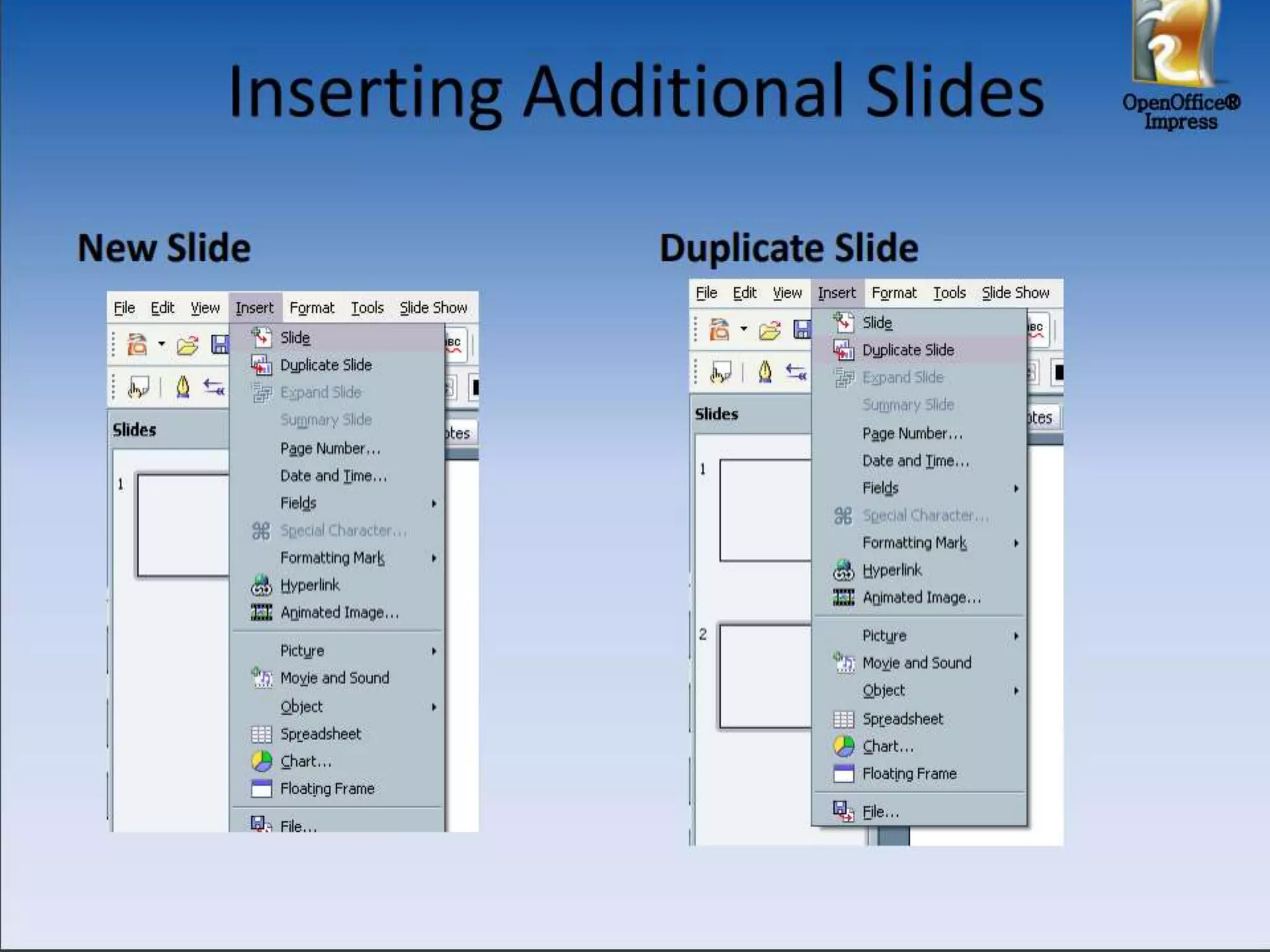 Introducing Open Office Impress Window | PPTX | Operating Systems ...