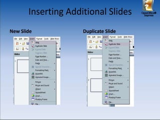 Introducing Open Office Impress Window | PPTX | Operating Systems ...