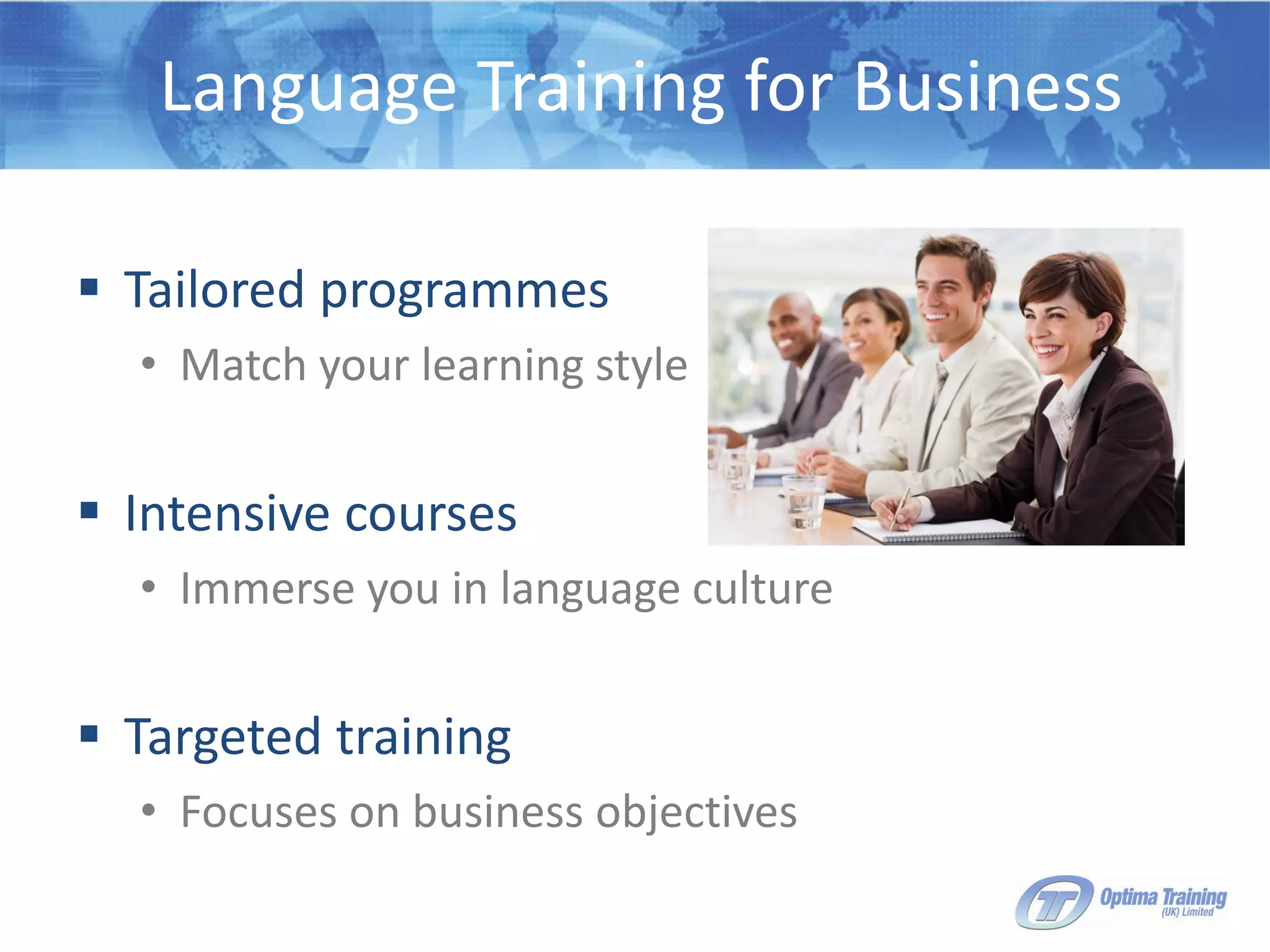 Introducing Optima Training | PPT