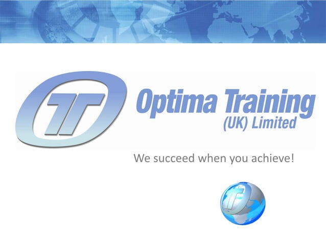 Introducing Optima Training | PPT