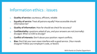 Information ethics: Introducing our course | PPT