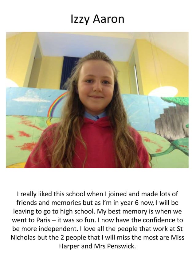 Introducing our year 6 leavers | PPTX | Secondary Education | Education