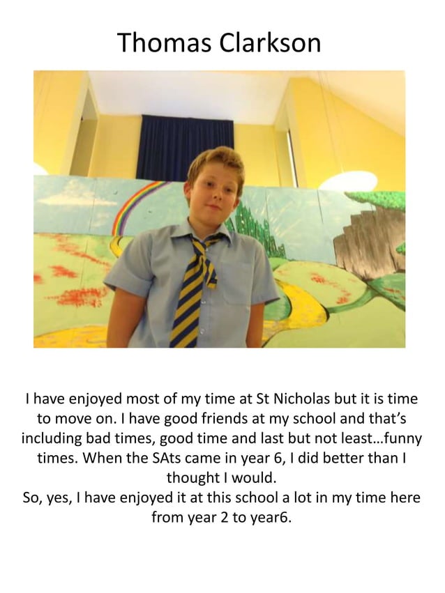 Introducing our year 6 leavers | PPTX | Secondary Education | Education