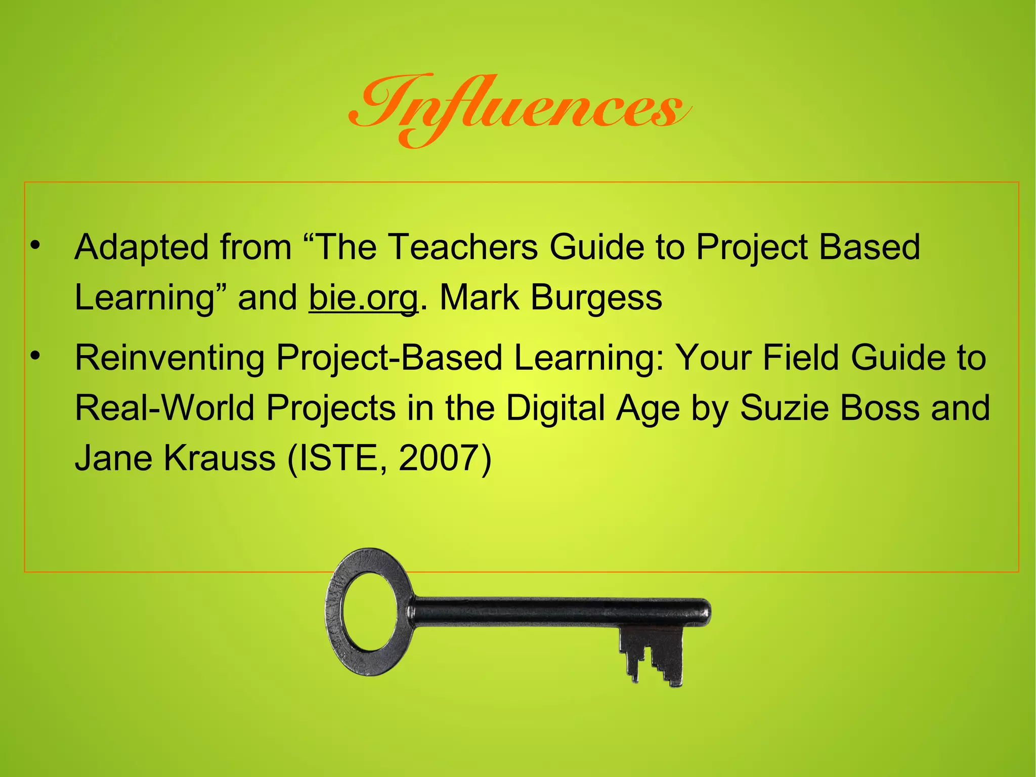 Introducing Project Based Learning | PPT