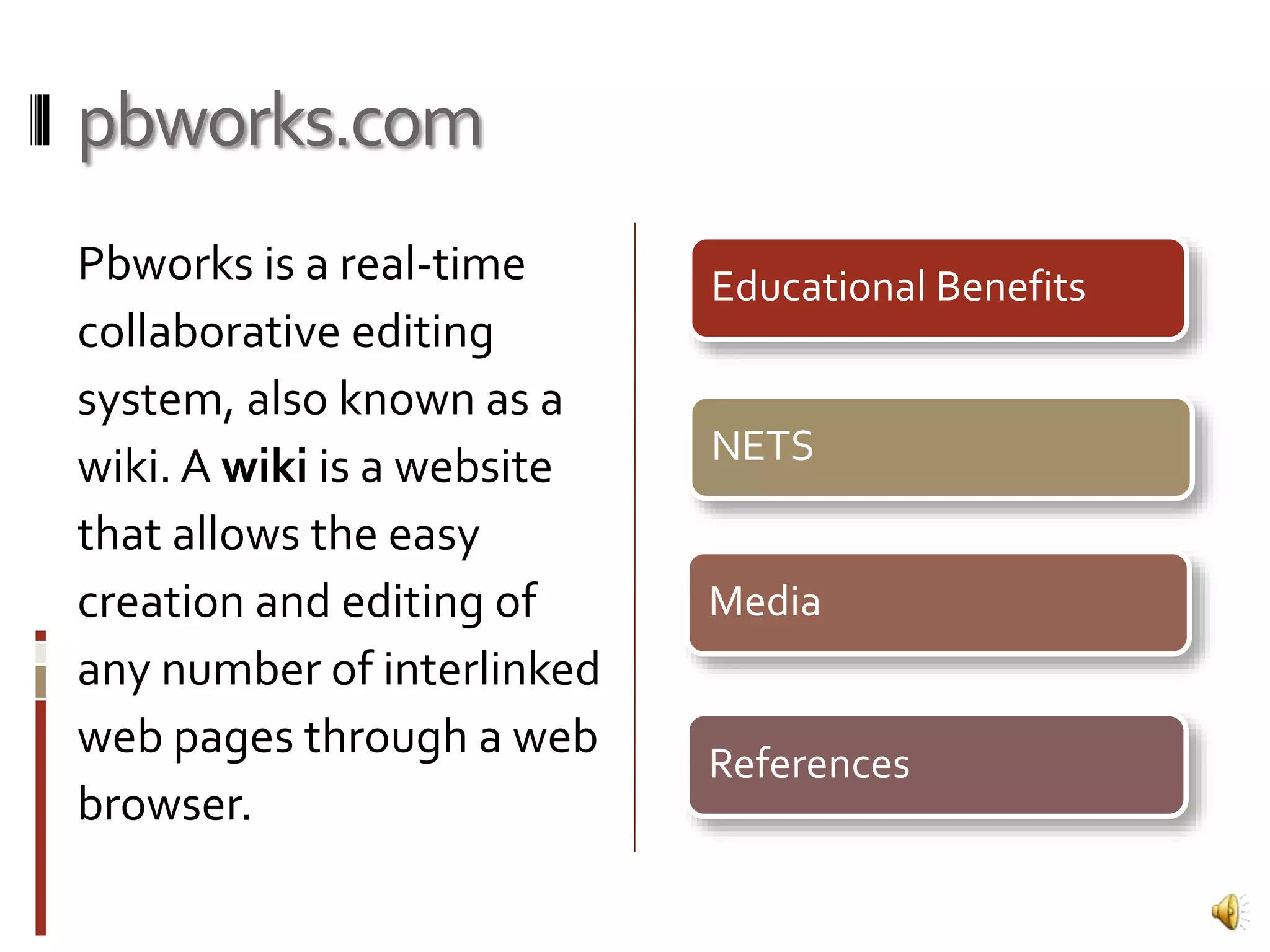 Introducing pbworks | PPTX