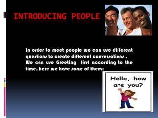 Introducing people | PPTX