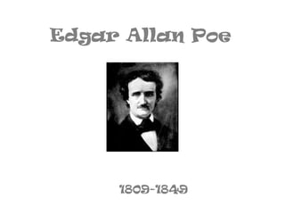 Introducing Edgar Allen Poe within Gothic Literature 2025 | PPT