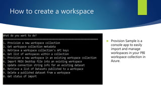 Introducing Power BI Embedded | PPTX