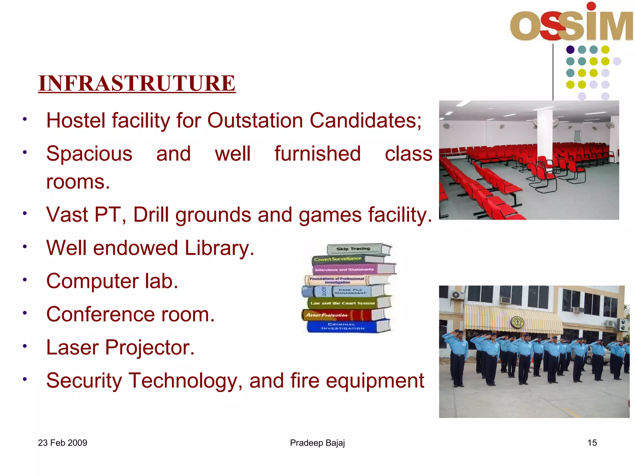 OSSIM-School of Security and Intelligence Management | PPT