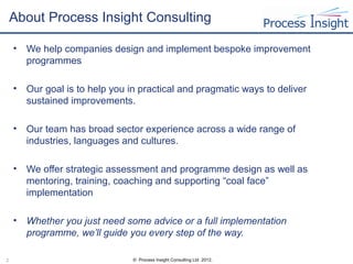 Introducing process insight rev 1 short | PPT