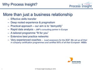 Introducing Process Insight Rev 8 | PPT