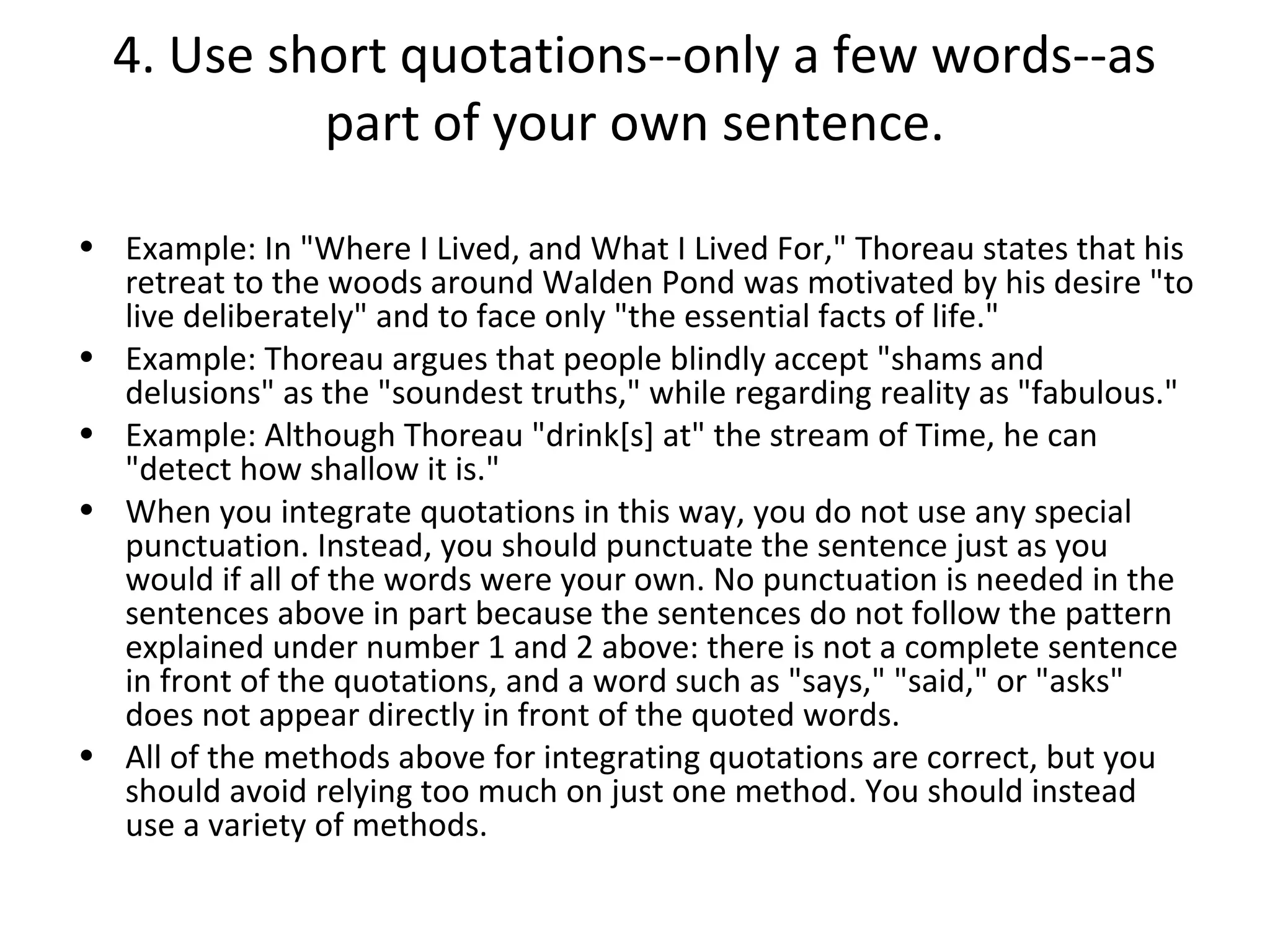 Introducing quotations | PPT