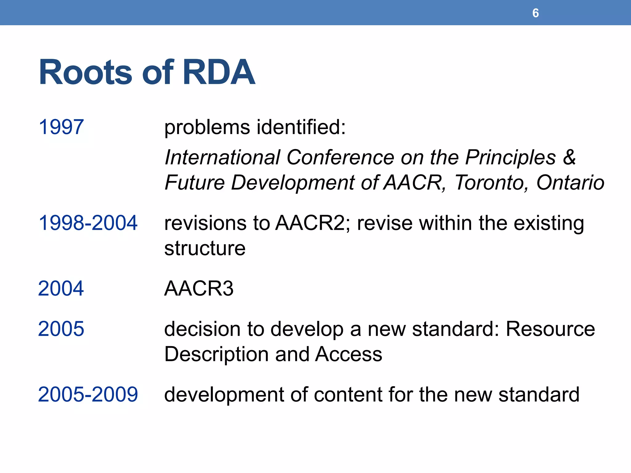 Introducing RDA | PPT