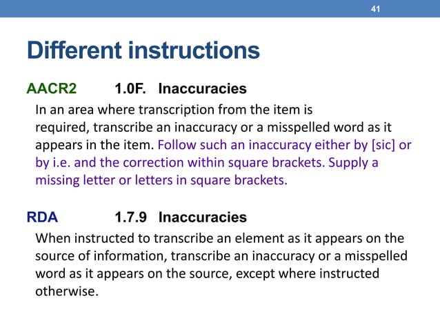 Introducing RDA | PPT