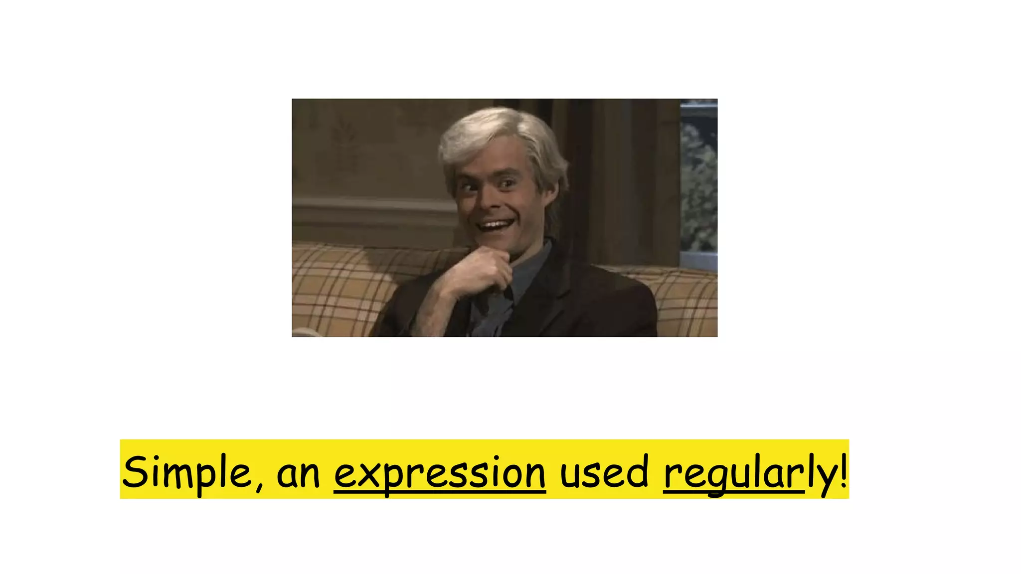 Introducing Regular Expressions Ppt