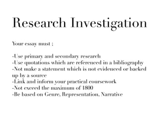 Introducing research investigation | PPT