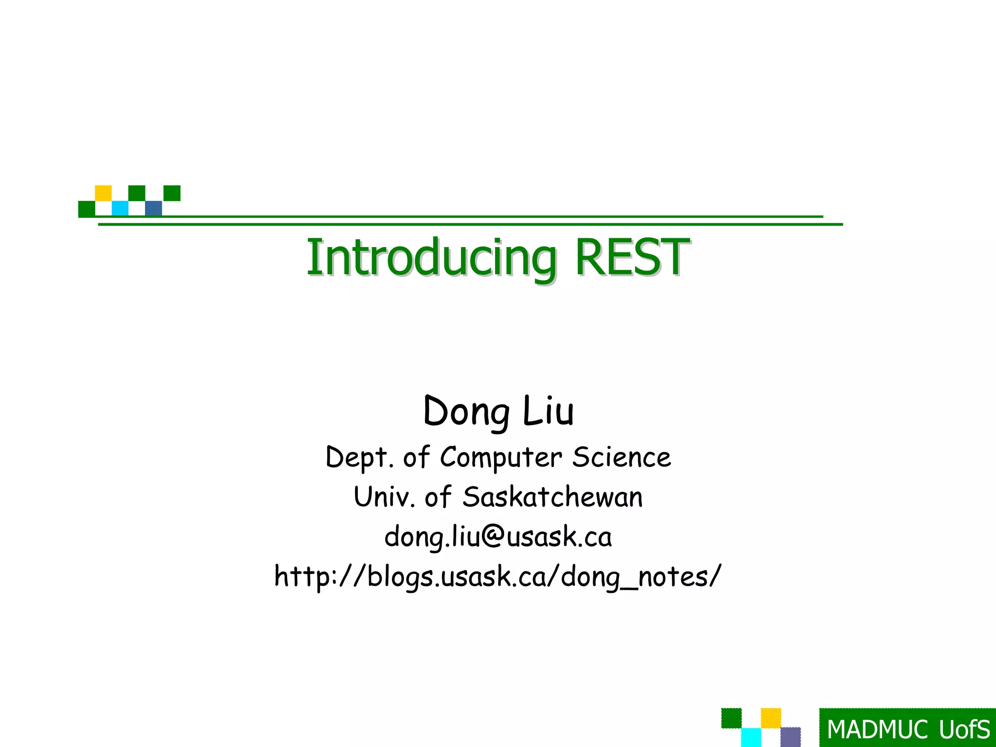 Introducing Rest | PPT