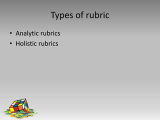Introducing rubrics | PPT