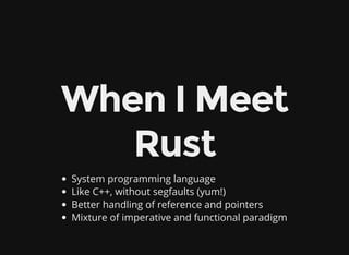 Introducing Rust | PPT
