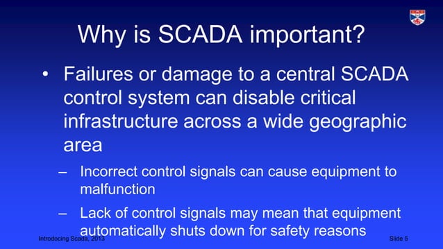 Introducing scada | PPTX | Computer Networking | Computing