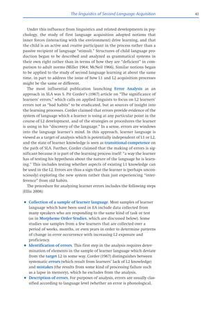 Introducing Second Language Acquisition (Professor Muriel Saville ...