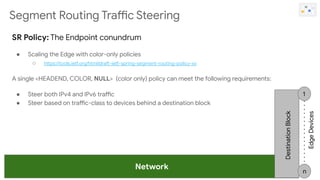 Introducing segment routing TE | PPT