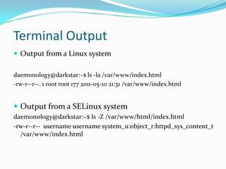 Introduction to SELinux Part-I | PDF