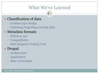 Introducing semantics to_knoesis_website | PPTX | Web Design and HTML | Internet