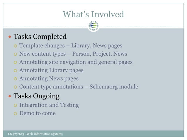 Introducing semantics to_knoesis_website | PPTX | Web Design and HTML | Internet