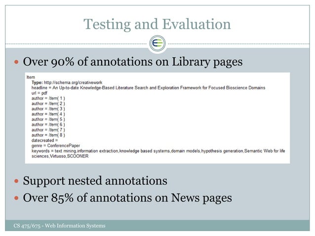 Introducing semantics to_knoesis_website | PPTX | Web Design and HTML | Internet