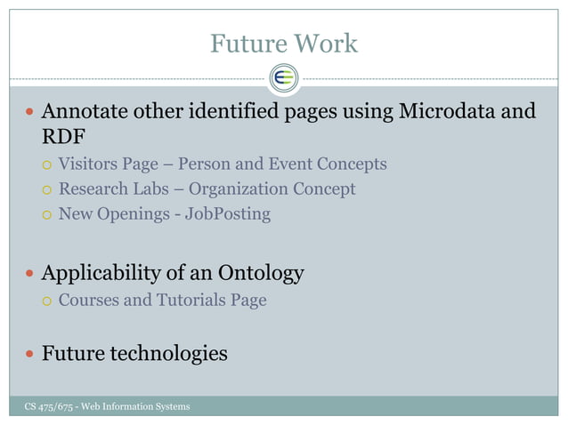 Introducing semantics to_knoesis_website | PPTX | Web Design and HTML | Internet