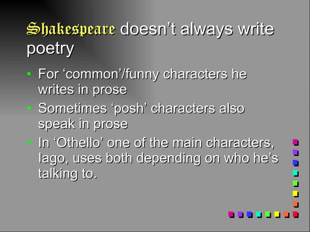 Introducing shakespeare | PPT