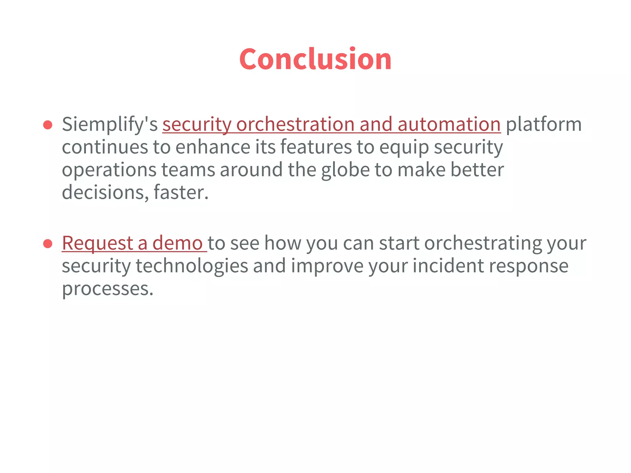 Introducing Siemplify V4.25 - Security Orchestration, Automation And ...