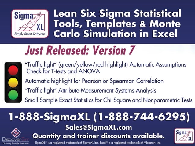 Introducing SigmaXL Version 7 | PPT | Science