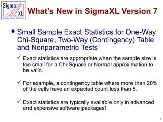 Introducing SigmaXL Version 7 | PPT