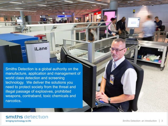 Introduction to Smiths Detection | PPTX | Air Travel | Travel Type