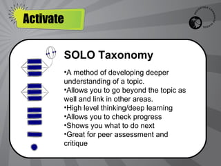 Introducing solo taxonomy | PPT | Education