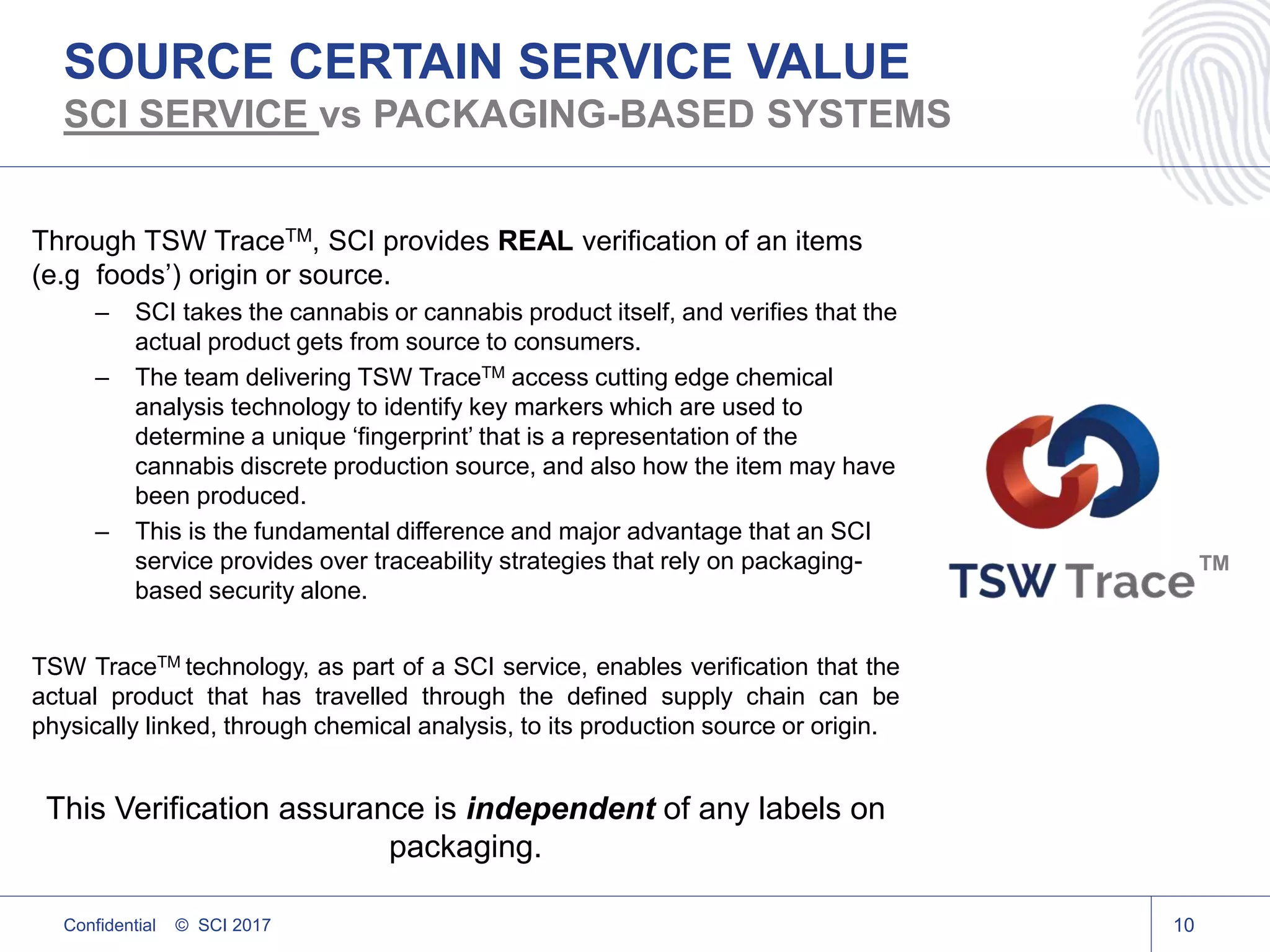 Introducing Source Certain - A Supply Chain Integrity and Security Solution for Cannabis (PrISM ...