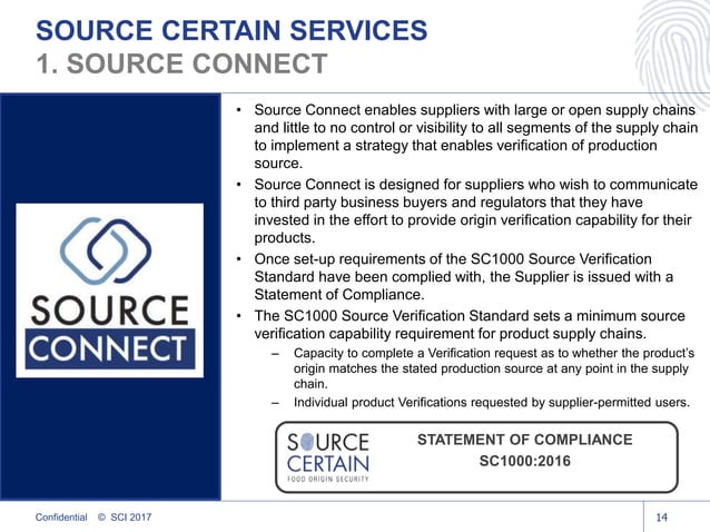 Introducing Source Certain - A Supply Chain Integrity and Security Solution for Cannabis (PrISM ...