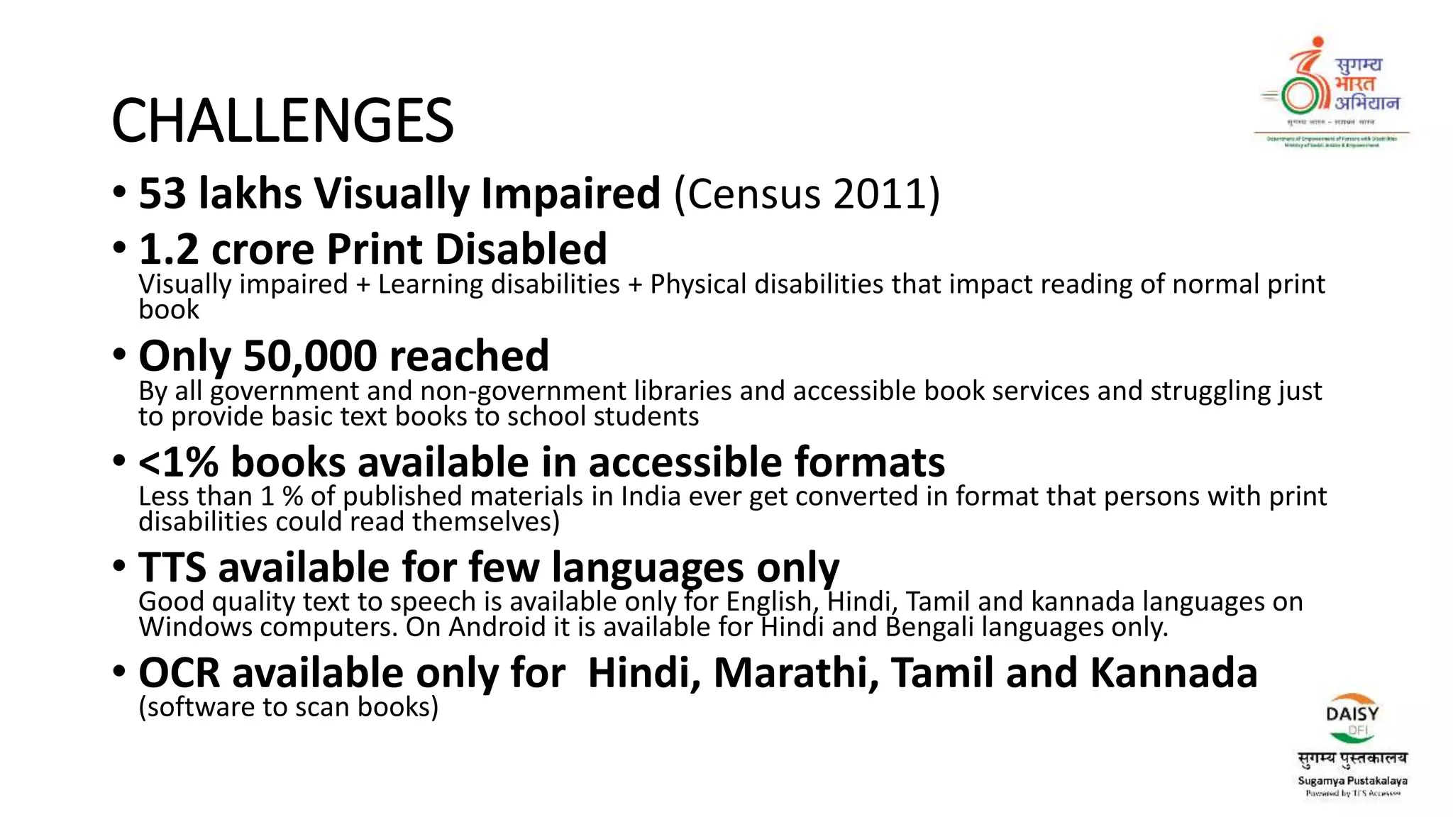 Introducing Sugamya Pustakalaya: New Accessible Online Library | PPTX