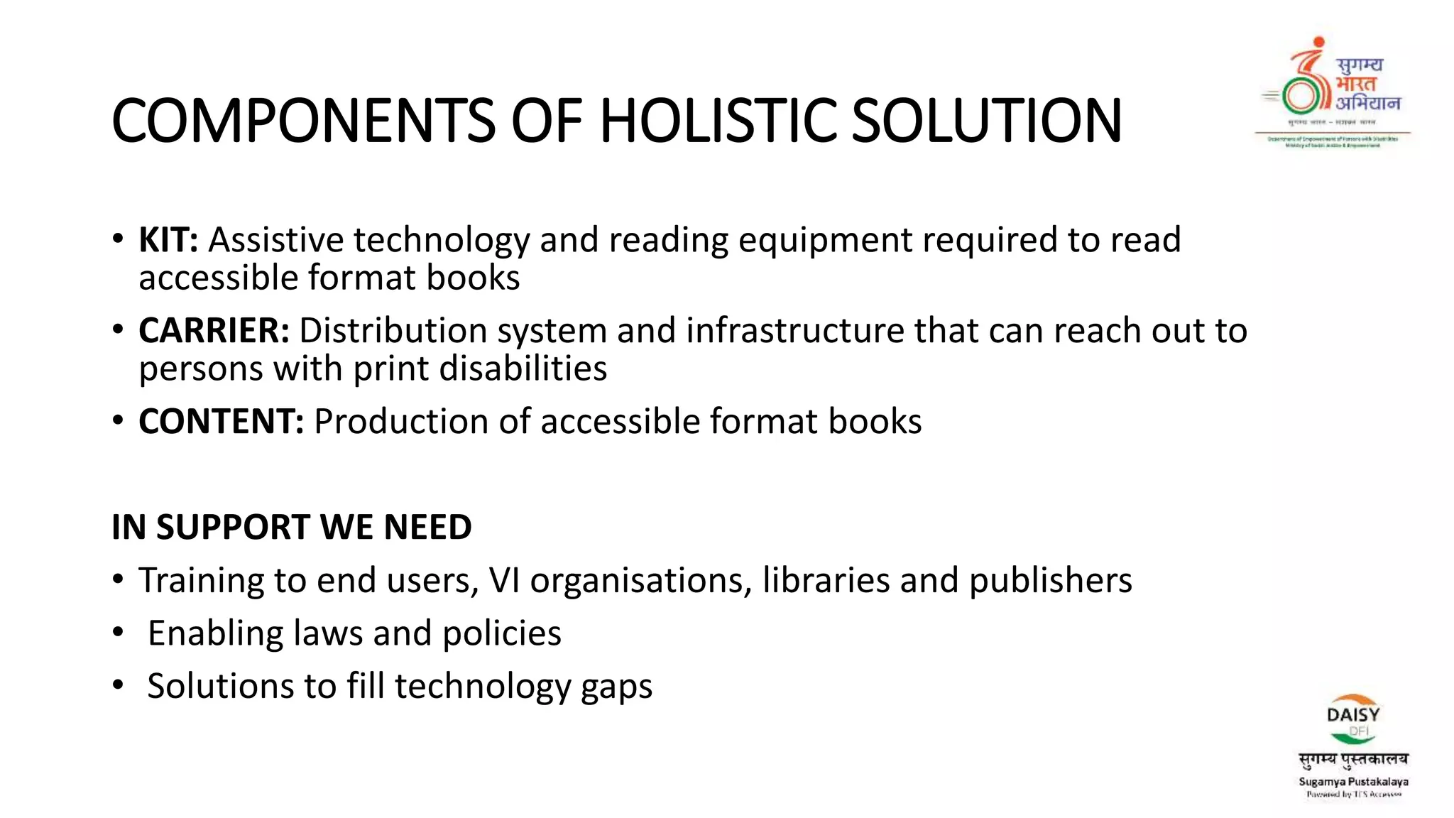 Introducing Sugamya Pustakalaya: New Accessible Online Library | PPTX