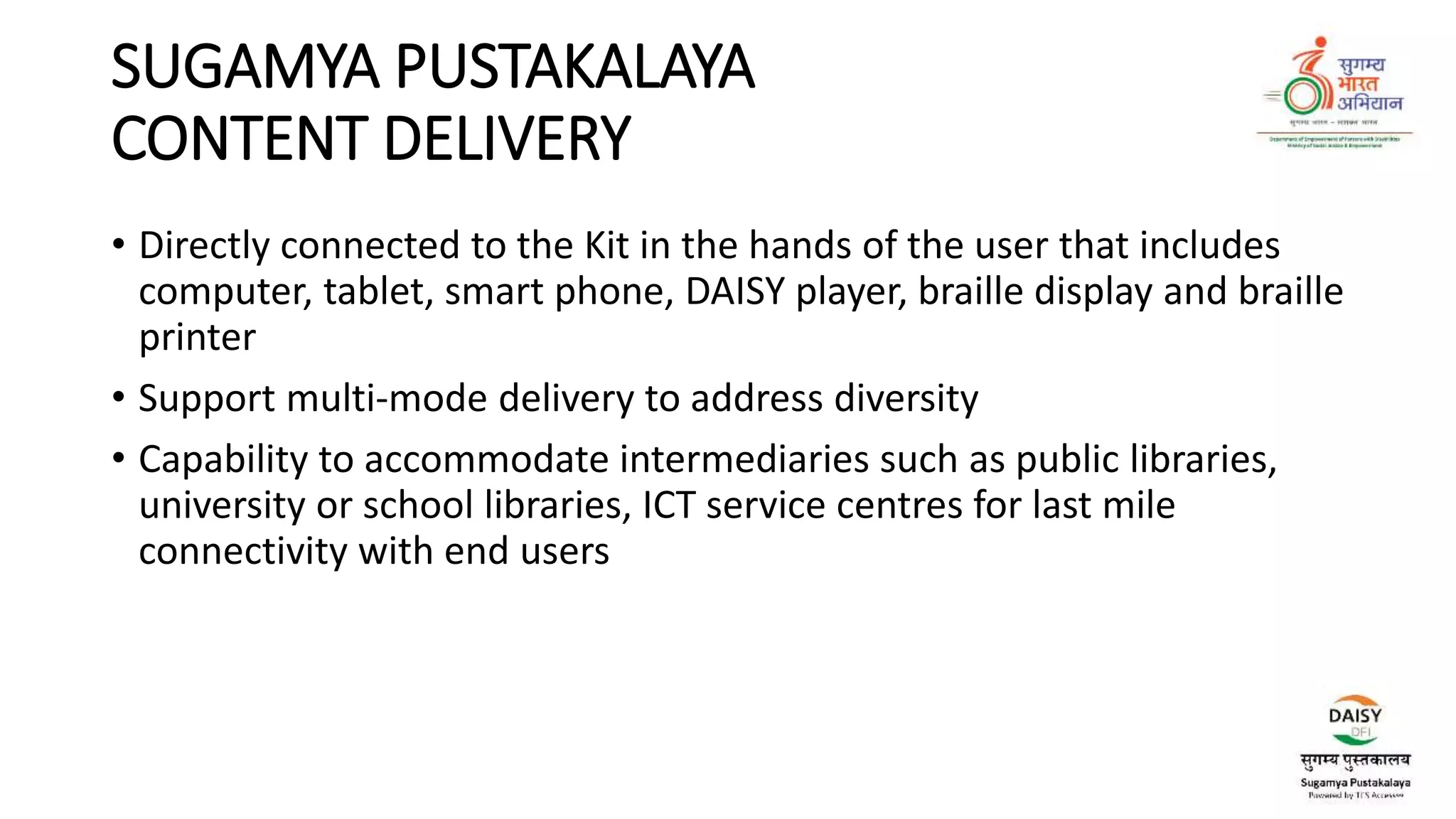 Introducing Sugamya Pustakalaya: New Accessible Online Library | PPTX