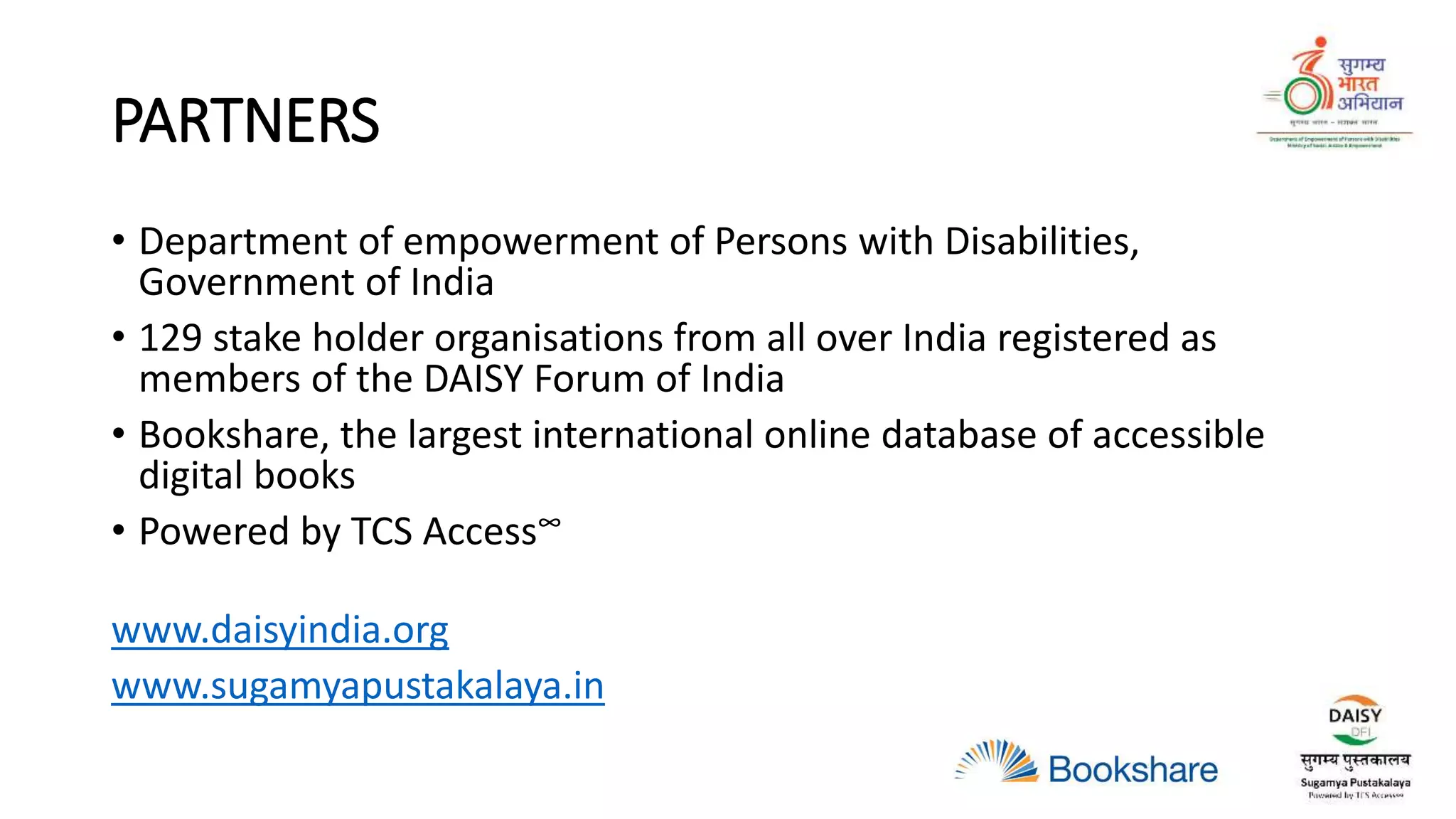 Introducing Sugamya Pustakalaya: New Accessible Online Library | PPTX