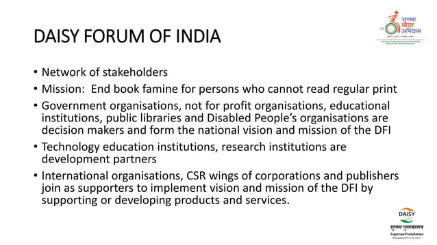 Introducing Sugamya Pustakalaya: New Accessible Online Library | PPTX