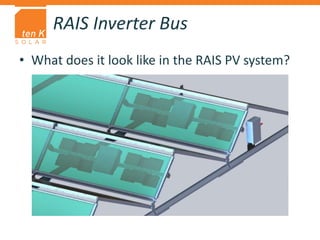 Introducing ten ksolar rais inverter bus 130809 | PPT