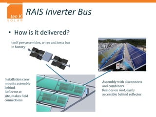 Introducing ten ksolar rais inverter bus 130809 | PPTX