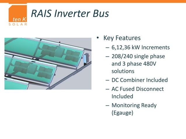 Introducing ten ksolar rais inverter bus 130809 | PPT
